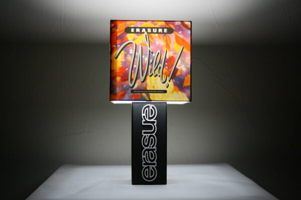 Handmade ‘Erasure’ Lamp + Album Cover Shade | The Records Ticking