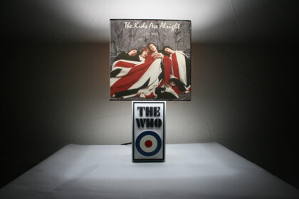 Handmade ‘The Who’ Lamp + Album Cover Shade | The Records Ticking
