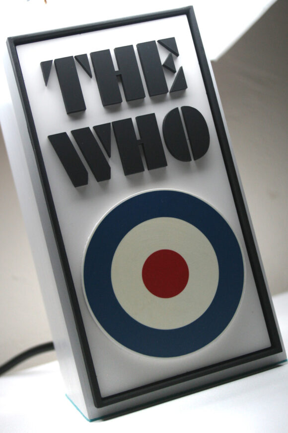 Handmade ‘The Who’ Lamp + Album Cover Shade | The Records Ticking