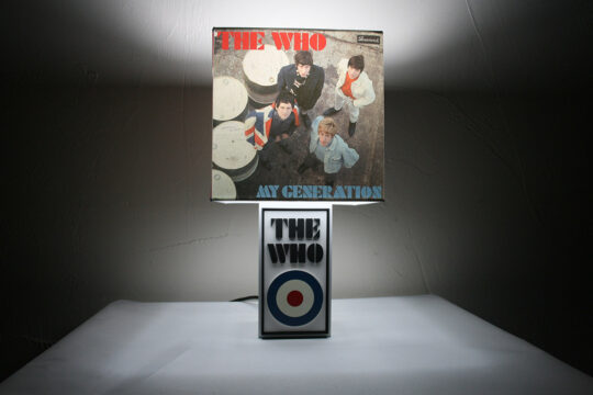Handmade ‘The Who’ Lamp + Album Cover Shade | The Records Ticking