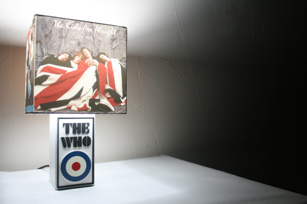 Handmade ‘The Who’ Lamp + Album Cover Shade | The Records Ticking