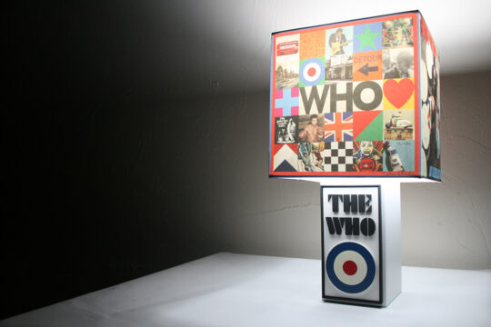 Handmade ‘The Who’ Lamp + Album Cover Shade | The Records Ticking