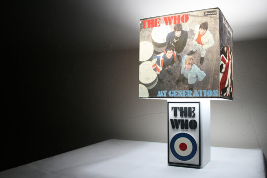 Handmade ‘The Who’ Lamp + Album Cover Shade | The Records Ticking
