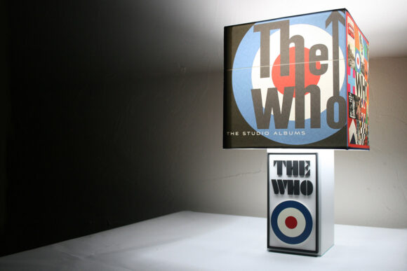 Handmade ‘The Who’ Lamp + Album Cover Shade | The Records Ticking