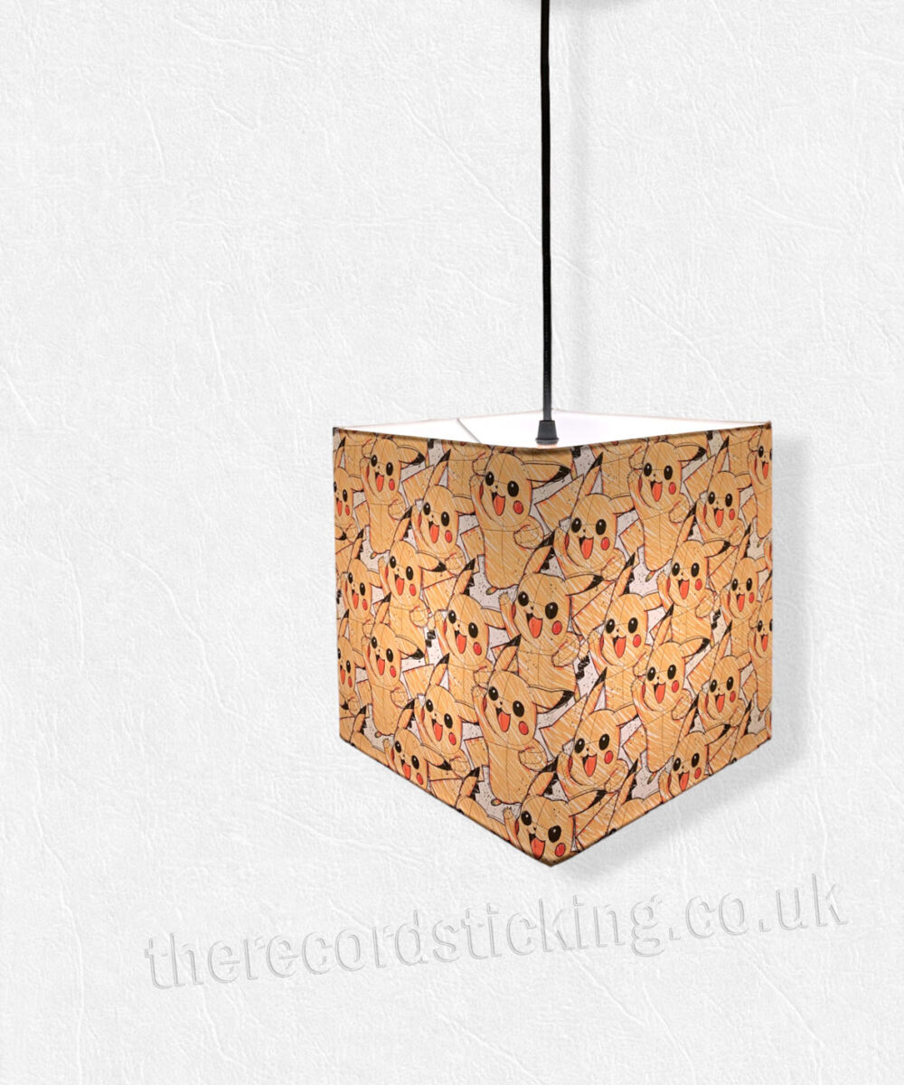 Handmade ‘Pikachu’ Ceiling or Table Lamp Shade | The Records Ticking